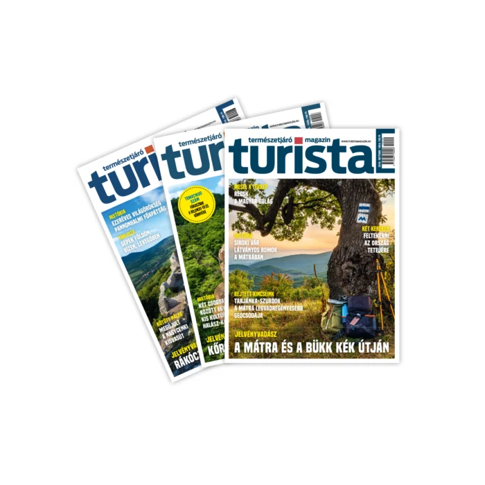 2025.évi Turista magazin FÉLÉVES előfizetés (3 lapszám) - Előfizetés - TuristaShop